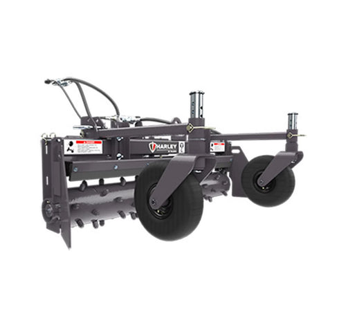 Mini Skid Steer / Track Loader Attachment – 48″ Power Rake (Harley Rake ...